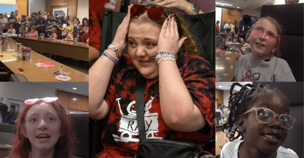 16 Pediatric Patients Surprised With Taylor Swift Tickets at Riley ...